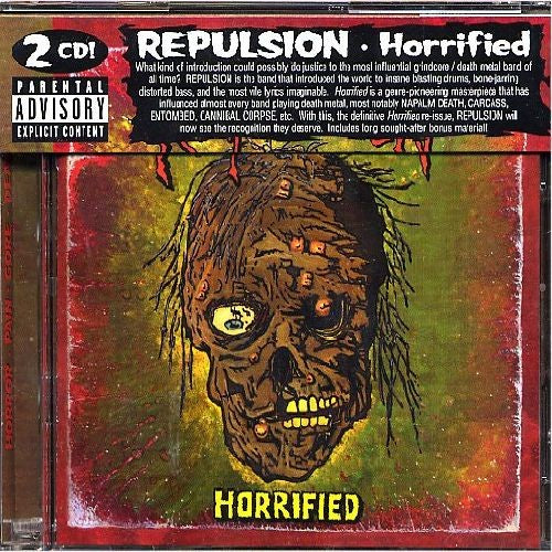 REPULSION - HORRIFIED + DEMO 85/91 - DOUBLE CD – Total War Records